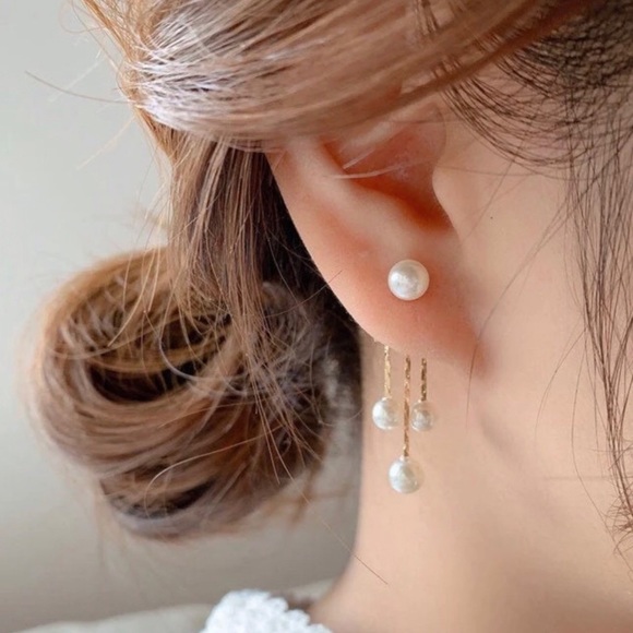 Madewell | Jewelry | New Madewell 925 Sterling Silver Cultured Pearl Earring Jackets | Poshmark
